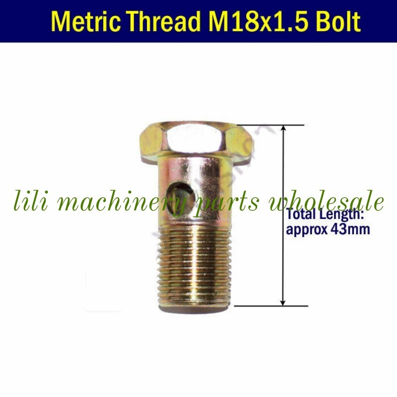 Banjo Bolt Metric Thread BSPP BSP G Brake Fitting Fuel M6/M8/M10/M12 ...
