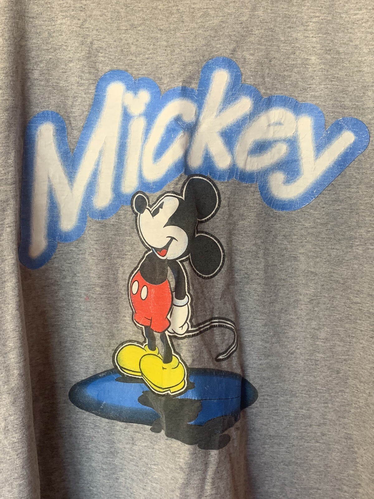 Vintage Disney Designs Mickey Mouse Classic Gray Shir… - Gem