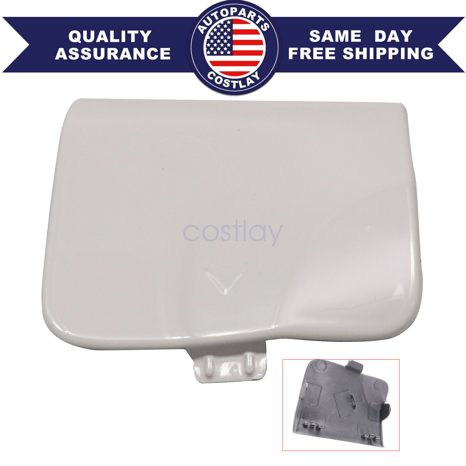 1 Pcs White Rear Bumper Tow Towing Hook Cover Cap Fit For BMW X3 G01 ...