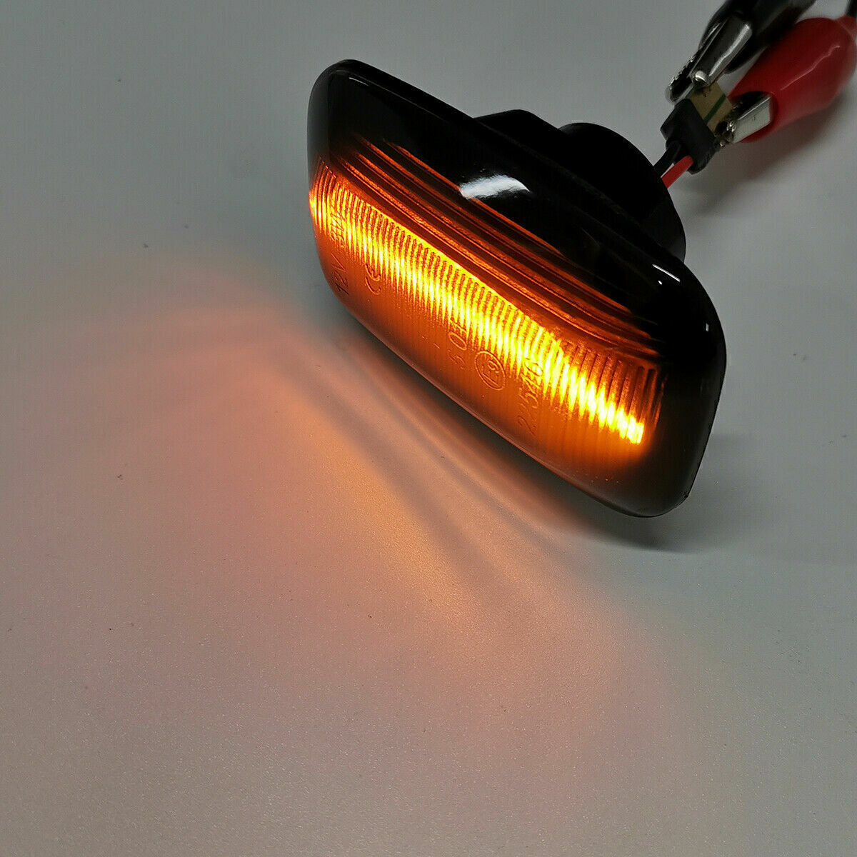 2X Dynamic LED Side Indicator Marker Light Car For Land Cruiser 70 80 ...