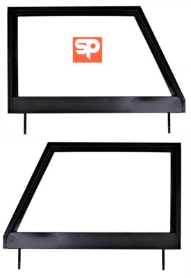 Pair UNGLAZED Front Door Tops RH & LH For Land Rover Series 2 2a 320854 ...