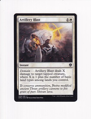 2022 MTG MAGIC THE GATHERING DOMINARIA UNITED ARTILLERY BLAST (#2) (X ...