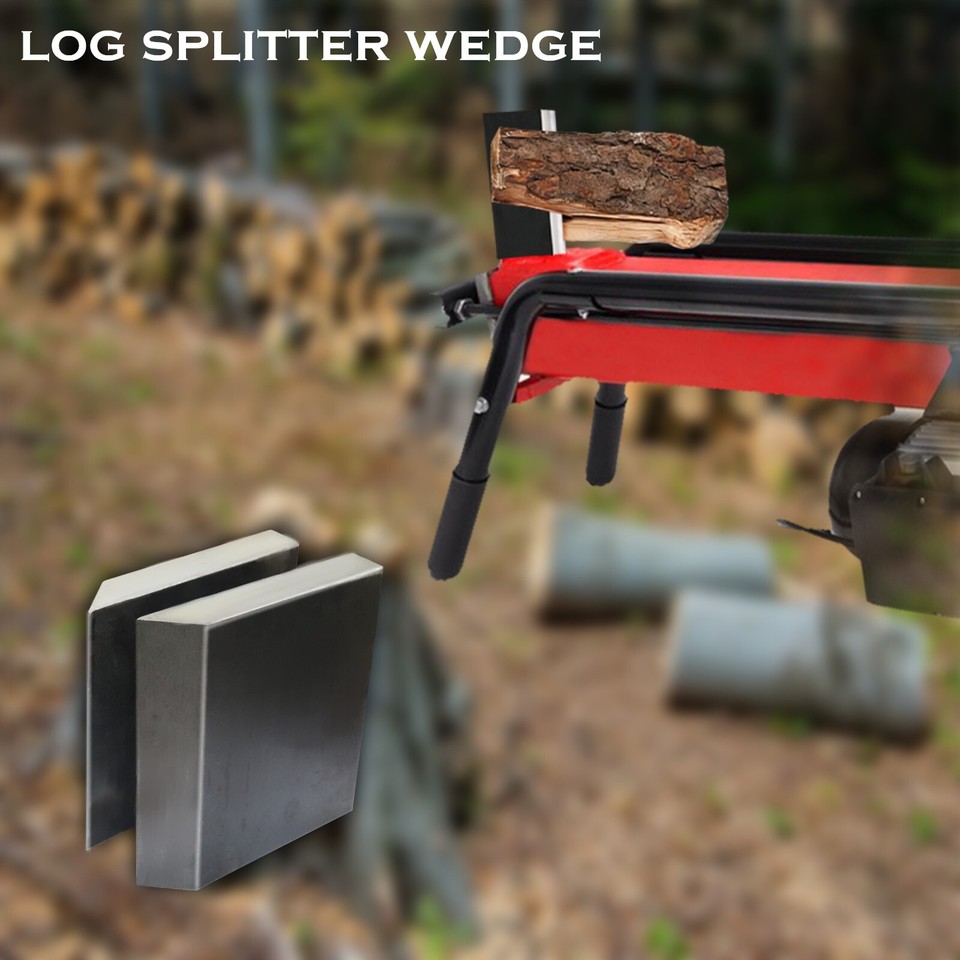 Manual Log Splitter Wedges - 5"(L) X 5"(W) X 3/4"(Thick) - Attachment ...