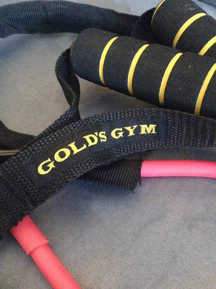 GOLDS GYM PINK BLACK GOLDS GYM ADULT JUMP ROPE - USED | eBay