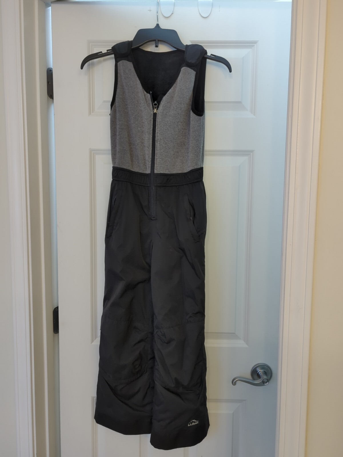 L.L. Bean black kids insulated snow suit size 8 | eBay