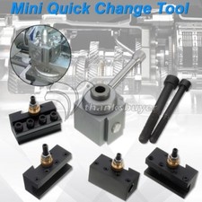 Mini Tool Post Holder Kit Set for 7 X10 12 14" Multifix Toolholder for ...