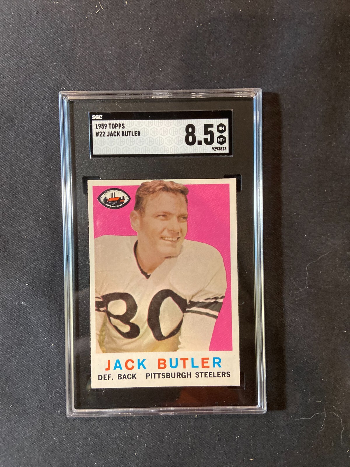 Read description--1959 Topps Football #22 Jack Butler graded 8.5 | eBay