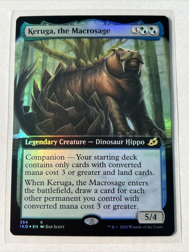 Keruga, the Macrosage (Near Mint NM FOIL) Extended Full Art IKO Ikoria ...
