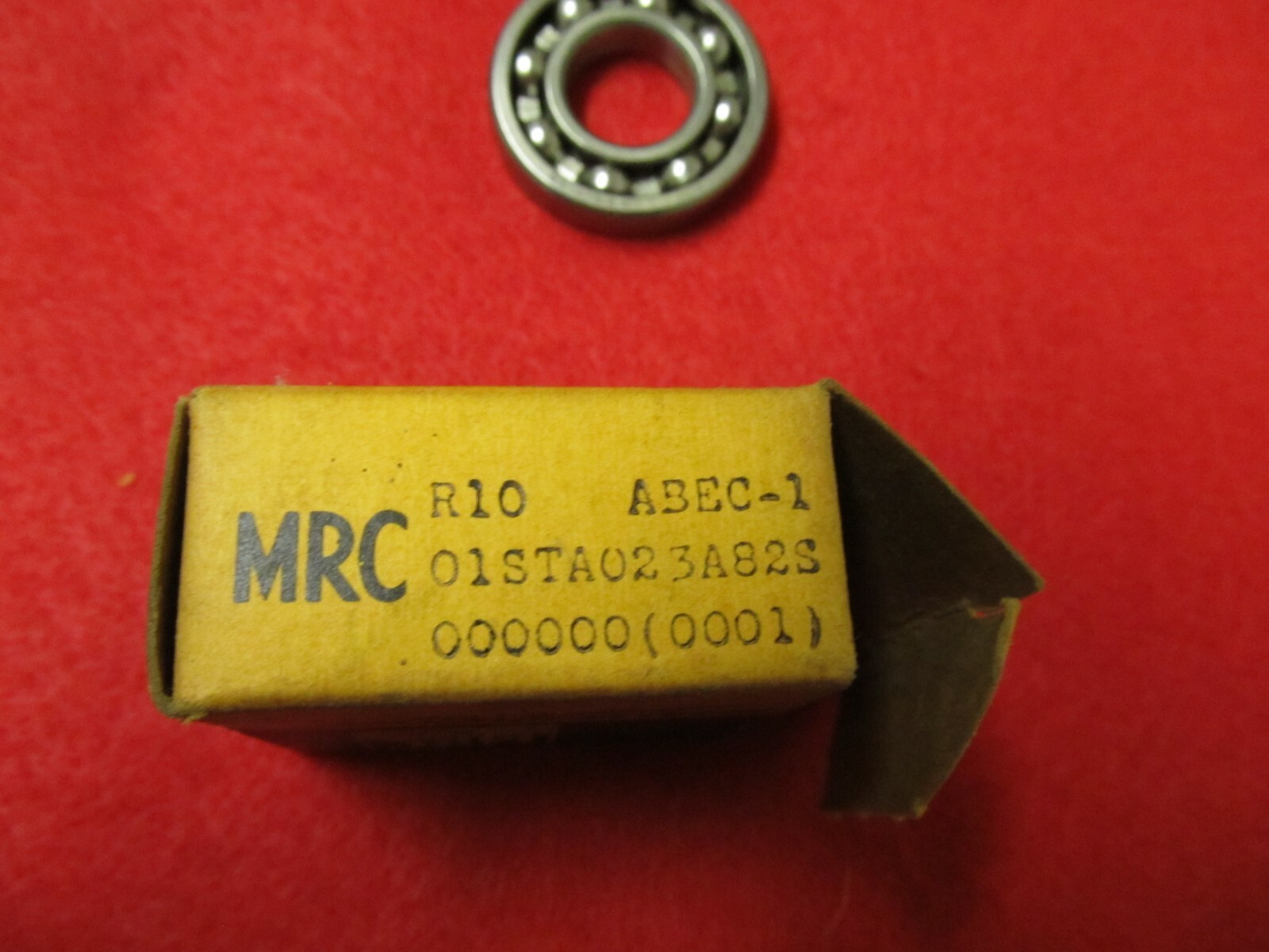 MRC R10 Ball Bearing 0.6250 in ID, 1.3750 in OD, 0.2812 in Width, Open ...