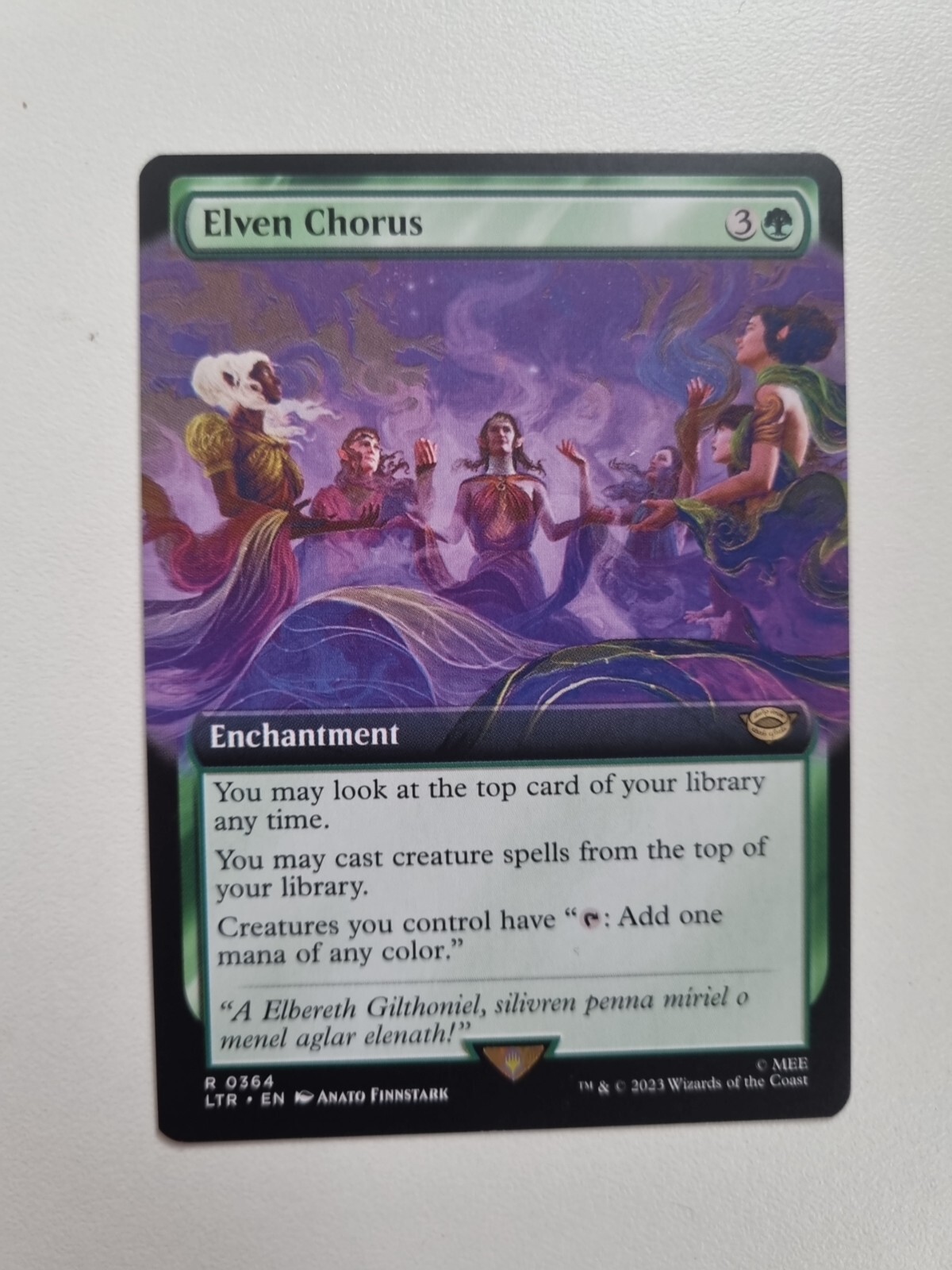 MTG Elven Chorus The Lord of the Rings: Tales of Middle-earth 0364 ...