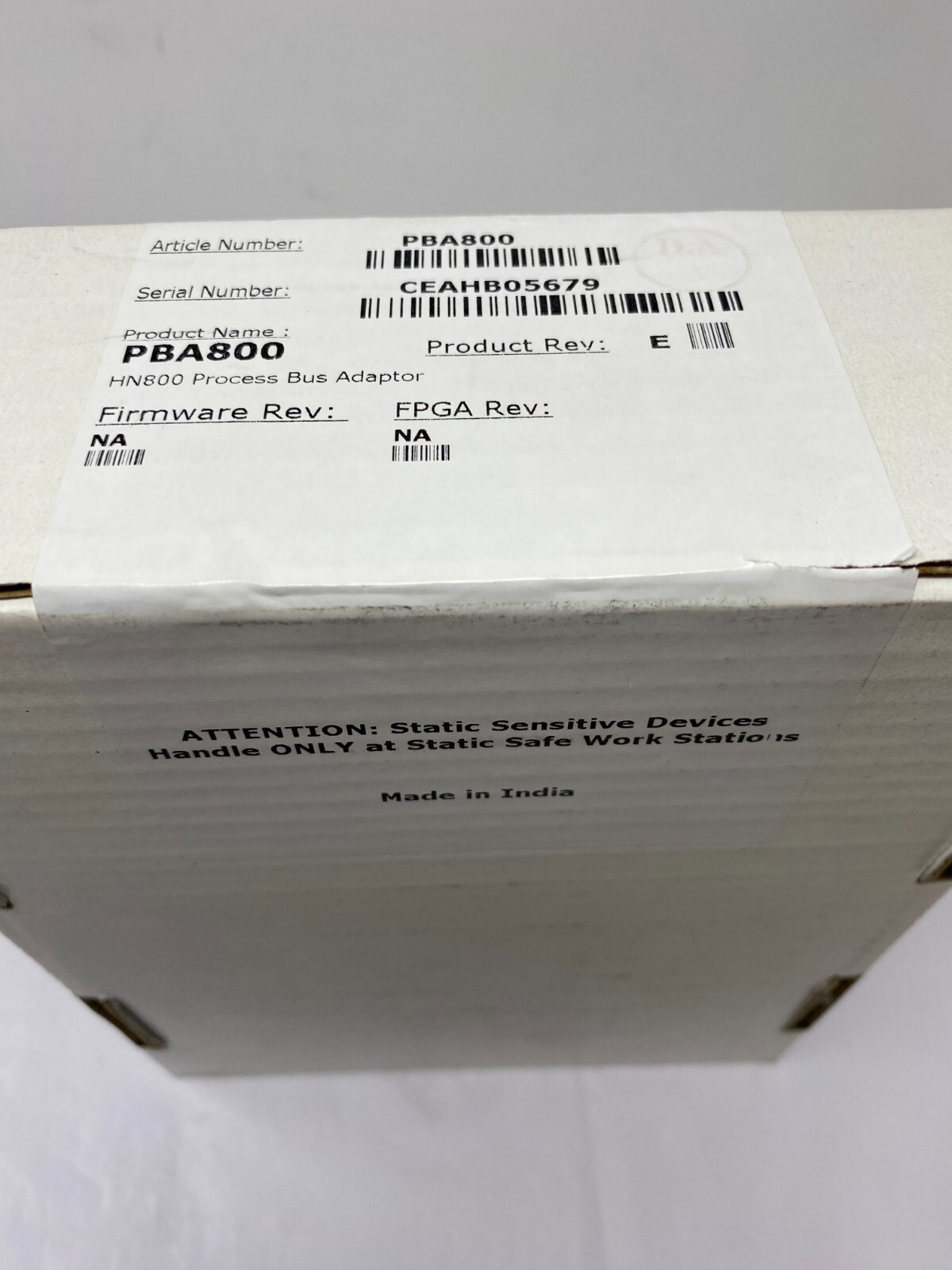 ABB PBA800 Symphony Plus Process Bus Adapter Rev E Sealed Brand NEW | eBay