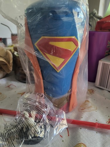 Supergirl Viral Cape Gripper Cup Tumbler 2026 With Krypto Topper AMC | eBay