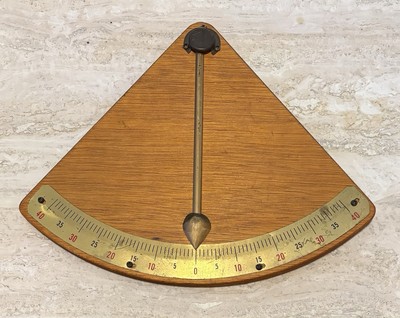 Vintage Ship Clinometer Professional Indicator Marine Heel Pendulum ...