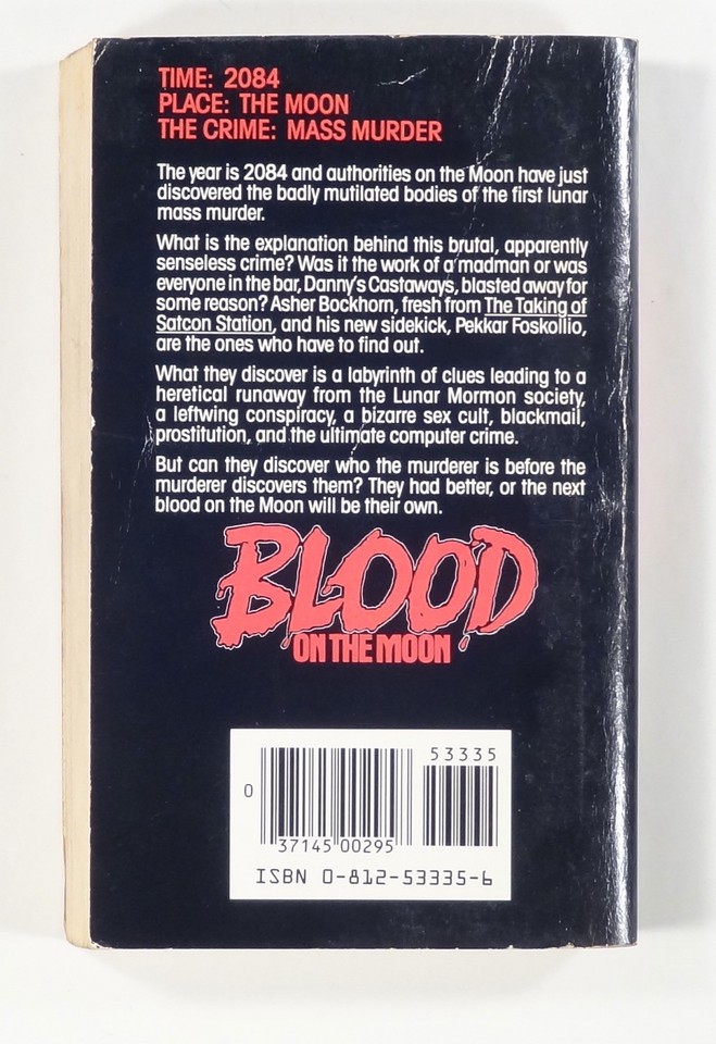 1984 Barney Cohen BLOOD ON THE MOON first edition 9780812533354| eBay