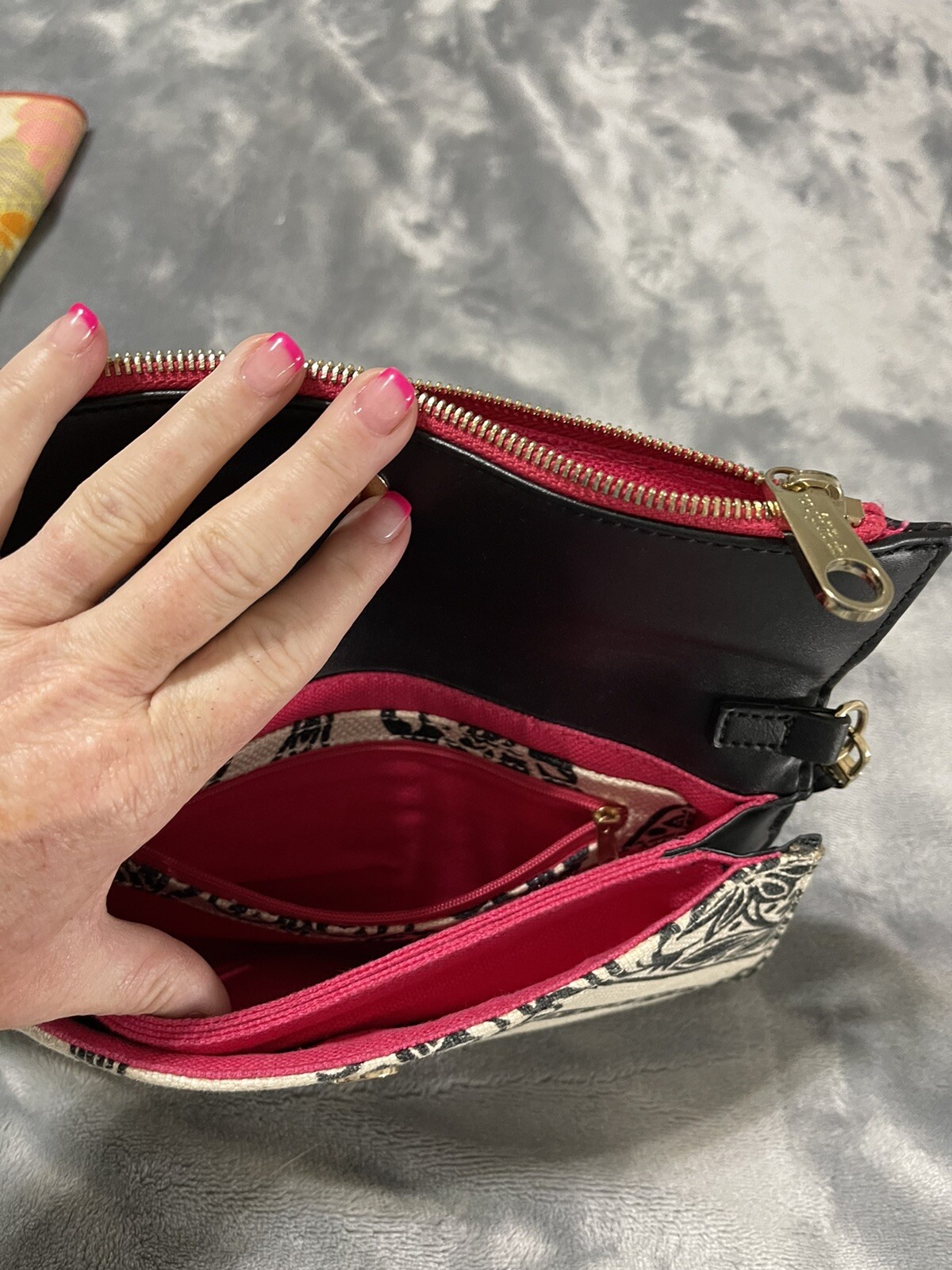 NEW Spartina 449 Strachan Convertible Clutch/ Wristlet Purse Black ...