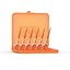 TePe Easy Pick Interdental Brush, Orange, Size: XS/S, Pack of 1 x 36 ...