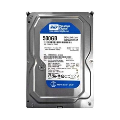 Western Digital 500GB,Internal,7200 RPM,3.5inch (WD5000AAKX) Hard Drive ...