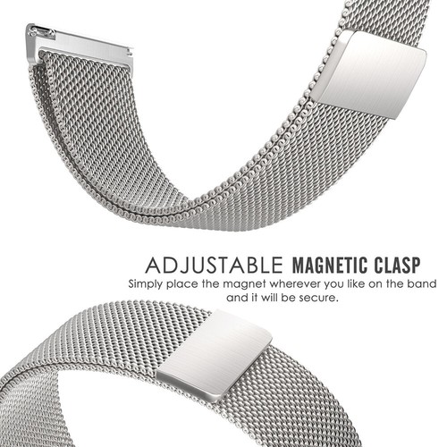 18mm 22mm Watch Band For Fossil Gen 6 5 5E Magnetic Milanese Loop ...