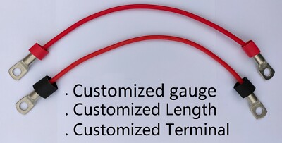 4 to 0 B&S Battery Link Cable(1 pair). Customized length, terminal ...