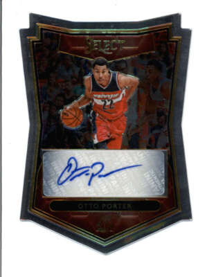 OTTO PORTER 2015/16 PANINI SELECT DIE-CUT AUTOGRAPH AUTO #12/25 BC2598 ...