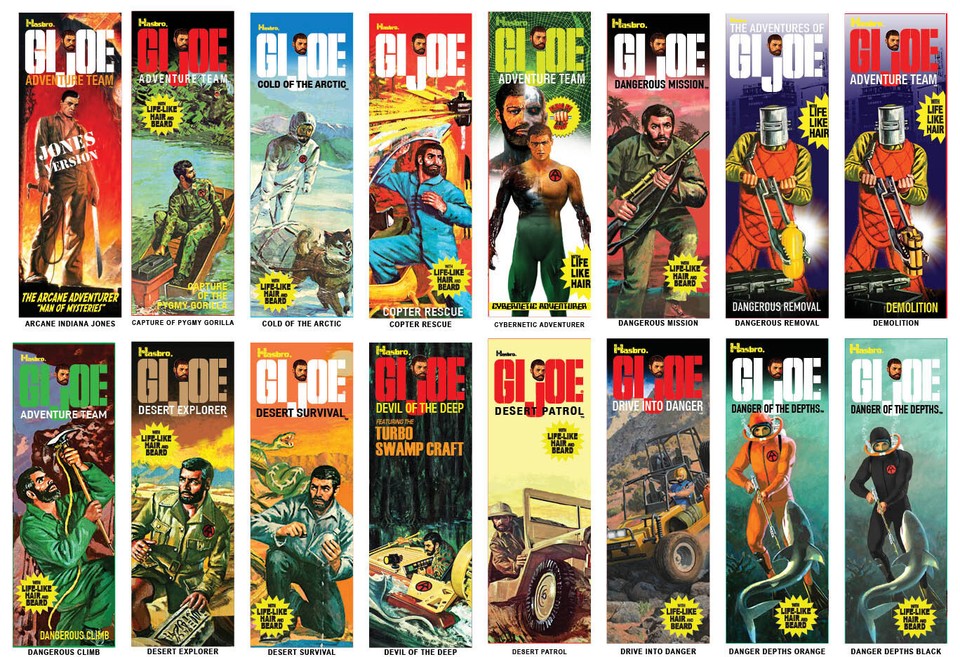 Custom GI JOE boxes coffin 1970 STYLE Adventure Team & MORE ...