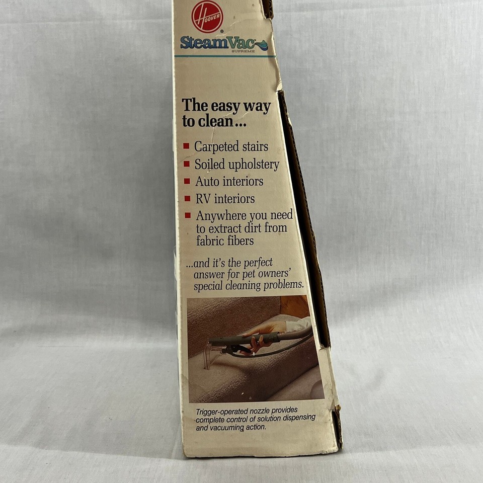HOOVER SteamVac Supreme-Vintage-1994-Upholstery Stair Kit-Hose ...
