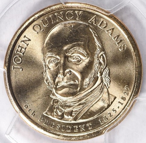 2008-D $1 MS67 PCGS John Quincy Adams Presidential Dollar Position B ...