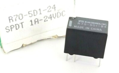 NIB NTE ELECTRONICS R70-5D1-24 SPDT SIGNAL RELAY 1A-24VDC R705D124 | eBay