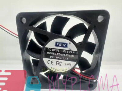 New FWDZ FD6015S16M 6015 DC16V 0.1A 6015 2-wire silent cooling fan | eBay