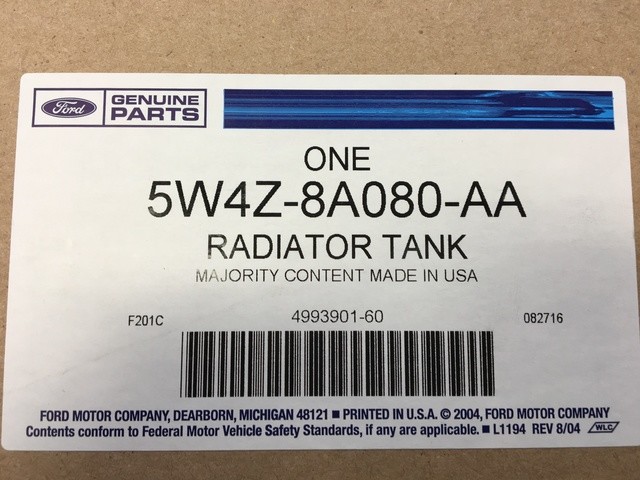 OEM Ford 5W4Z8A080AA Engine Coolant Reservoir for sale online | eBay