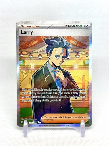 Pokémon TCG Paradox Rift Larry 235/182 Holo Ultra Rare NM/M- US SELLER ...