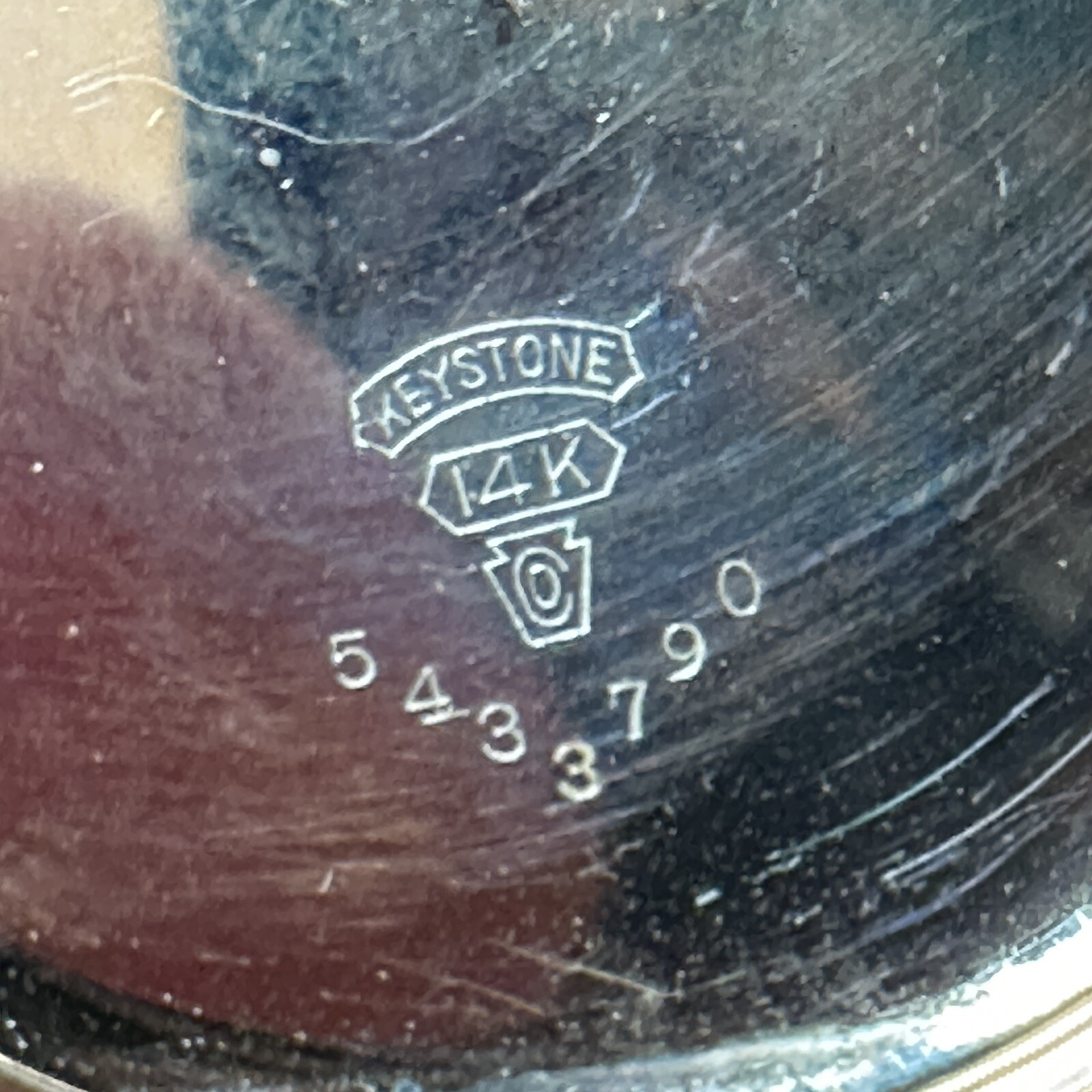 14k GOLD WALTHAM KEYSTONE POCKET WATCH 17 Jewels 19850352 5433790 585 ...