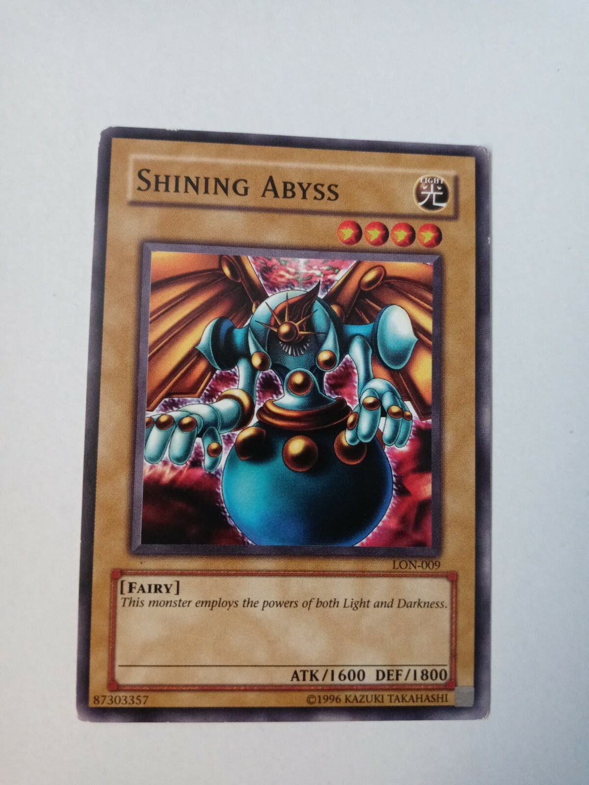 Shining Abyss LON-009 Yu-Gi-Oh! Card MP (moderately played) | eBay