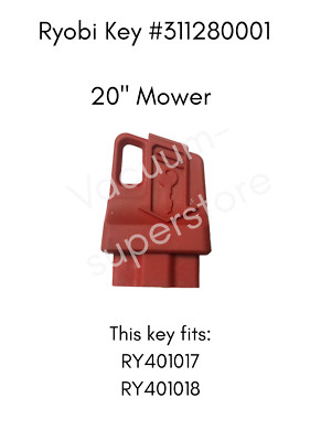 Ryobi RY401018 RY401017 20" mower Start Key #311280001 | eBay