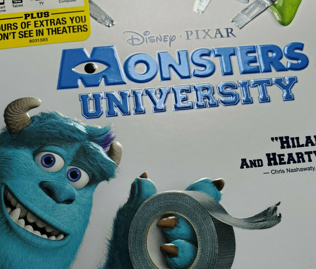 Monsters University Dvd Cover Art