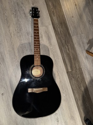 Mitchell D120 Dreadnought Acoustic Guitar Black | eBay