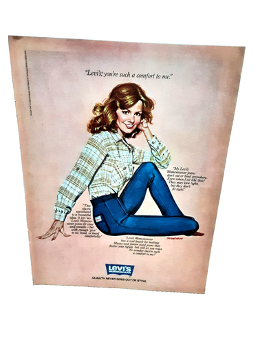 1978 Levi’s Womenswear You’re Such A Comfort To Me Vintage Print Ad | eBay
