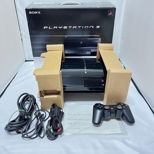 Rare PS3 Clear Black CECHA 60GB Console Box PlayStation 3 Mint Jp | eBay