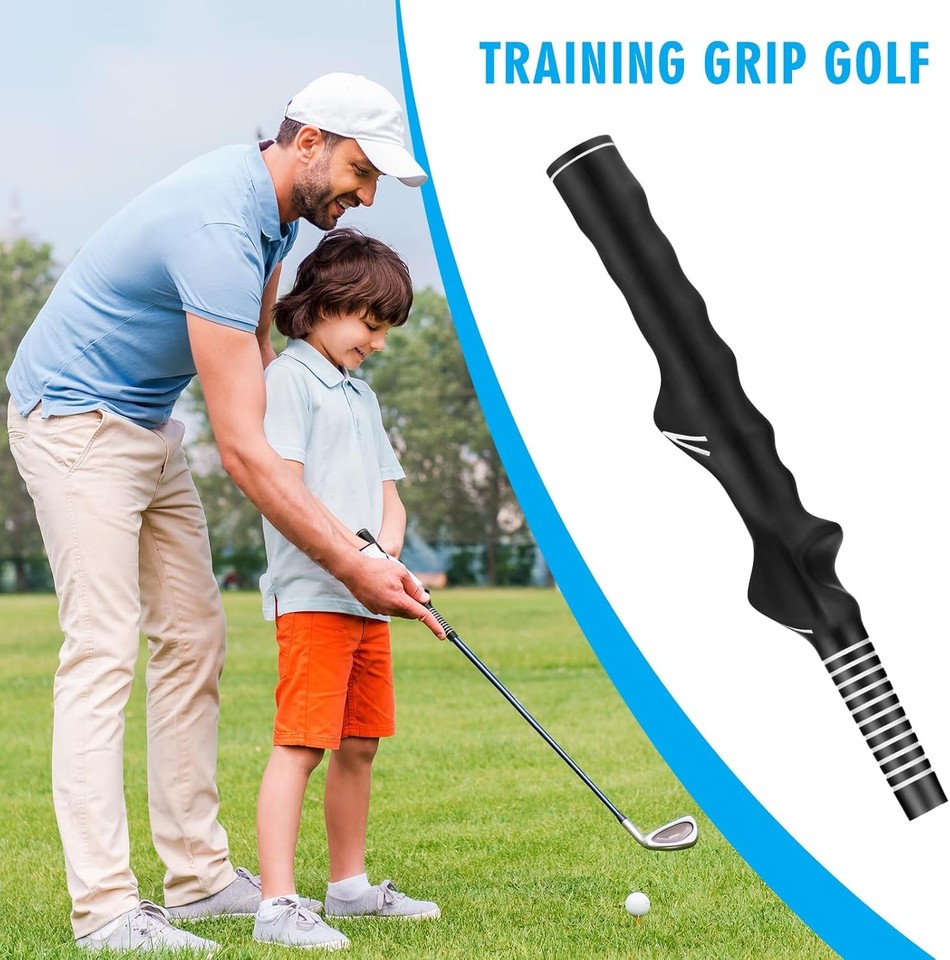 Golf Training Grip Right Handed Swing Trainer Aid Tool for Men Black | eBay