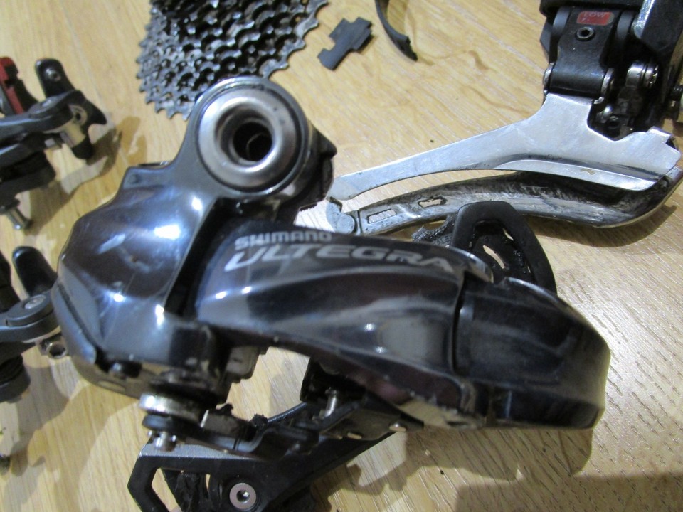 Shimano Ultegra DI2 11 Speed Road Race Bike Groupset shifters mechs ...