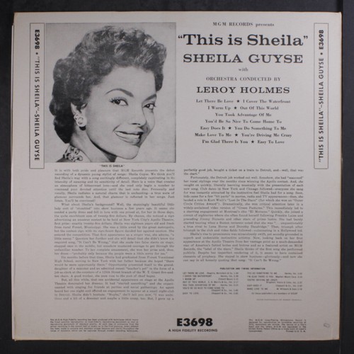 SHEILA GUYSE: this is sheila MGM Records 12" LP 33 RPM | eBay