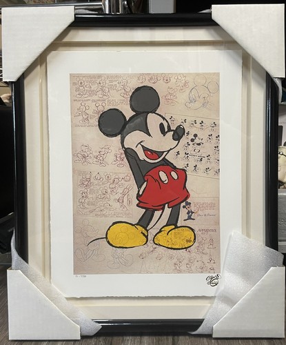 70s Years With Mickey Mouse Limited Edition Lithograph W/ Coa & Mailing ...