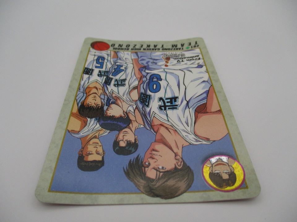 Team Takezono #81 SLAM DUNK Card animation BNADAI 1994 Carddas Japan ...