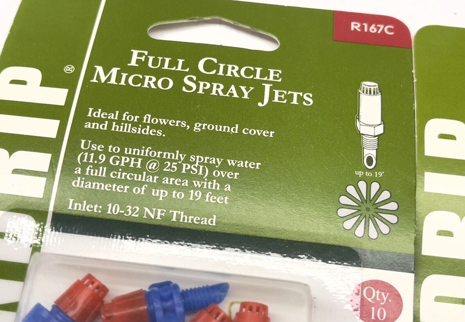 2 Raindrip Full Circle Micro Spray Jets R167C Total 20 Pieces | eBay