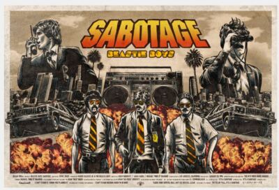 Beastie Boys Sabotage Hip Hop Dance Battle Poster Giclee Print Art ...