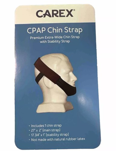 Carex Philips-Style Premium Ruby Red Chin Strap C13200 Extra-Wide with ...