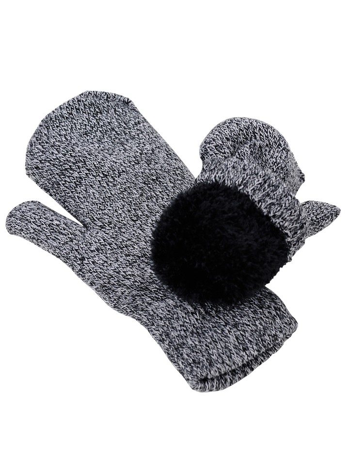 New! D&Y Women's Soft Cozy and Warm Fuzzy Lining Two Tone Mittens | eBay