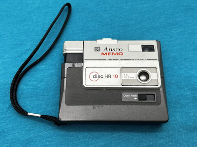 Vintage 80s Camera ANSCO MEMO DISC Compact Pocket Camera | eBay