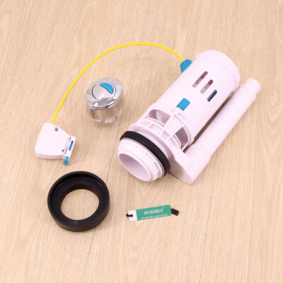 Toilet Push Button Adjustable Dual Flush Cistern Syphon Drop Valve ...