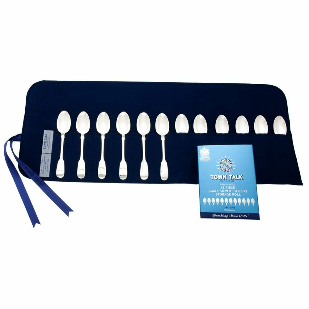 Town Talk Superior 12pc Silver Teaspoon / Silverware Anti-Tarnish ...